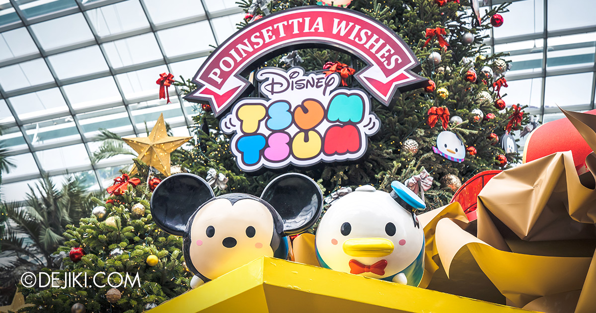 Poinsettia Wishes featuring Disney Tsum Tsum at Gardens by the Bay ...