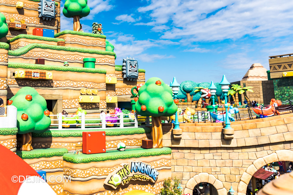 Inside Super Nintendo World Yoshis Adventure Kinopios Cafe Shops
