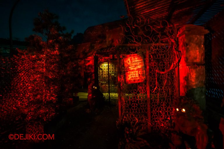 Singapore's Most Haunted: The Killings haunted house at HHN12