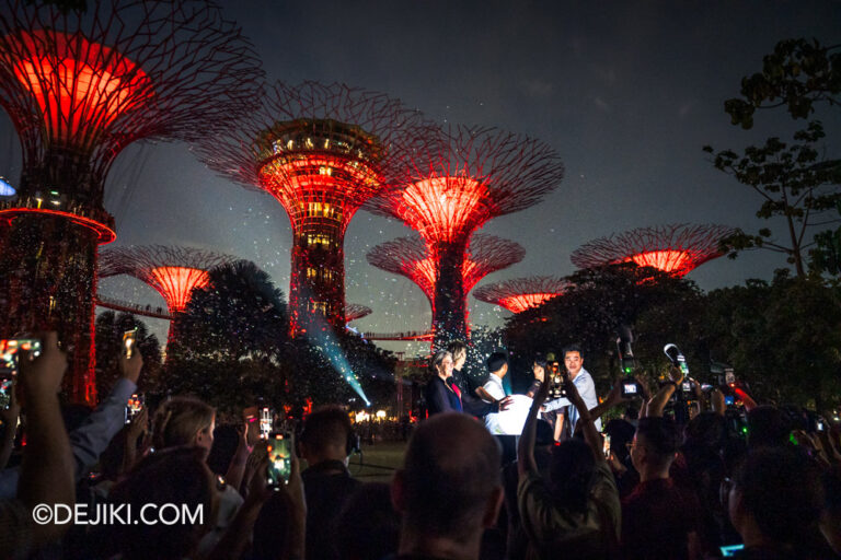 SPARK at Gardens by the Bay – magical light show in Singapore